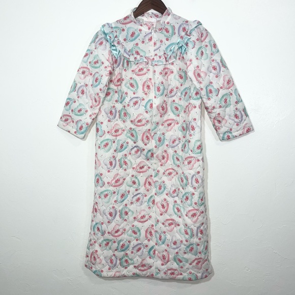 Allison Ann | Pajamas | Vintage Girls Allison Ann Quilted Floral ...